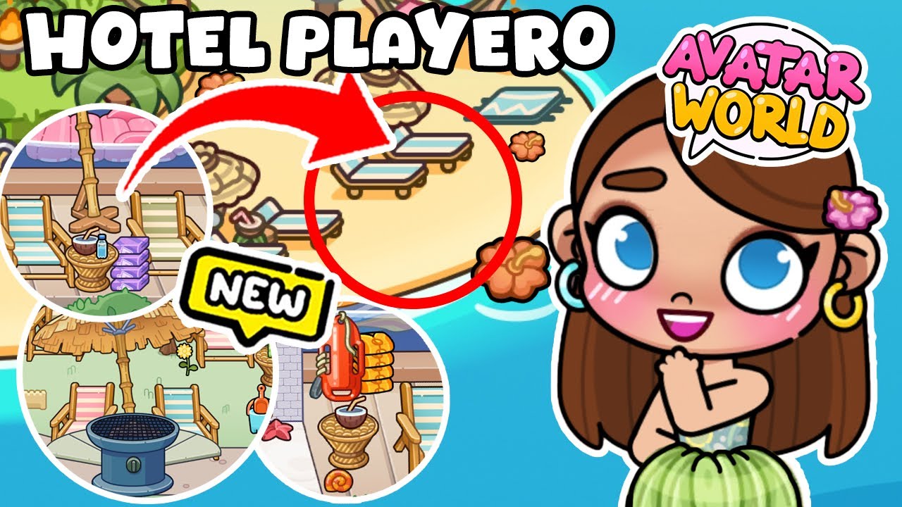 EL HOTEL DE PLAYA en AVATAR WORLD | Sol Games - YouTube