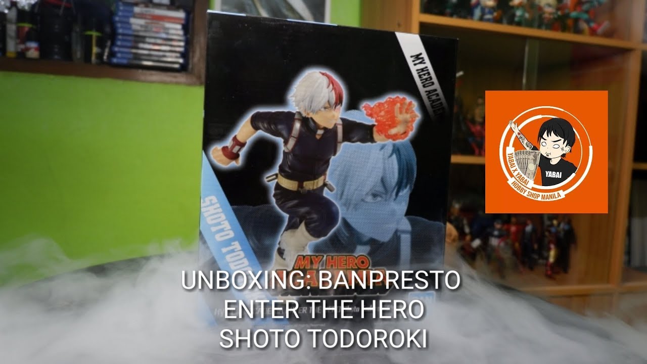 Unboxing: Enter the Hero Shoto Todoroki (Photoshoot BTS) - YouTube