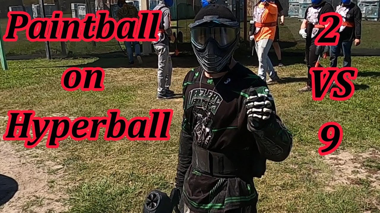 Paintball on Hyperball (2 Speedballers vs 9 Rentals) - YouTube