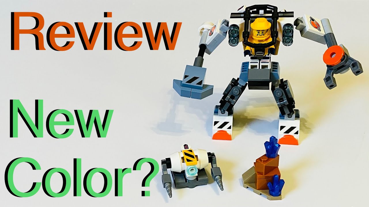 Lego 60428 Space Construction Mech set review. - YouTube