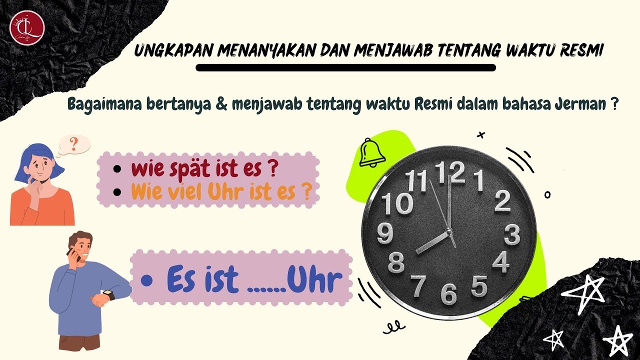 Die Zahlen und die Uhrzeit (Angka dan Waktu) dalam Bahasa Jerman - YouTube