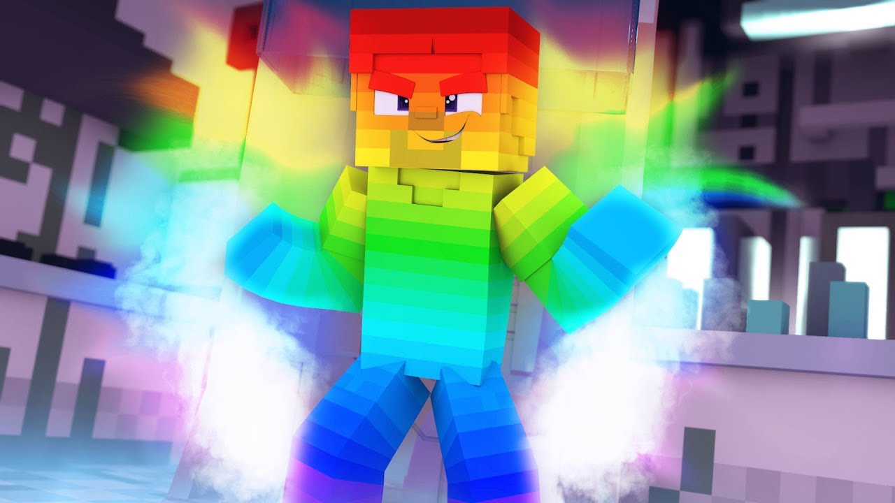 How to Build Rainbow Steve in Minecraft - YouTube