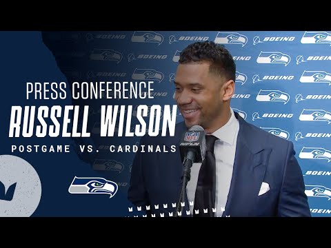 Russell Wilson Seahawks Postgame Press Conference - Week 18 vs. Arizona ...