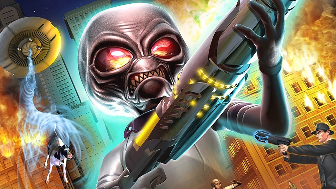 Destroy All Humans! (Original Xbox on Xbox One) - Title Screen/Attract ...