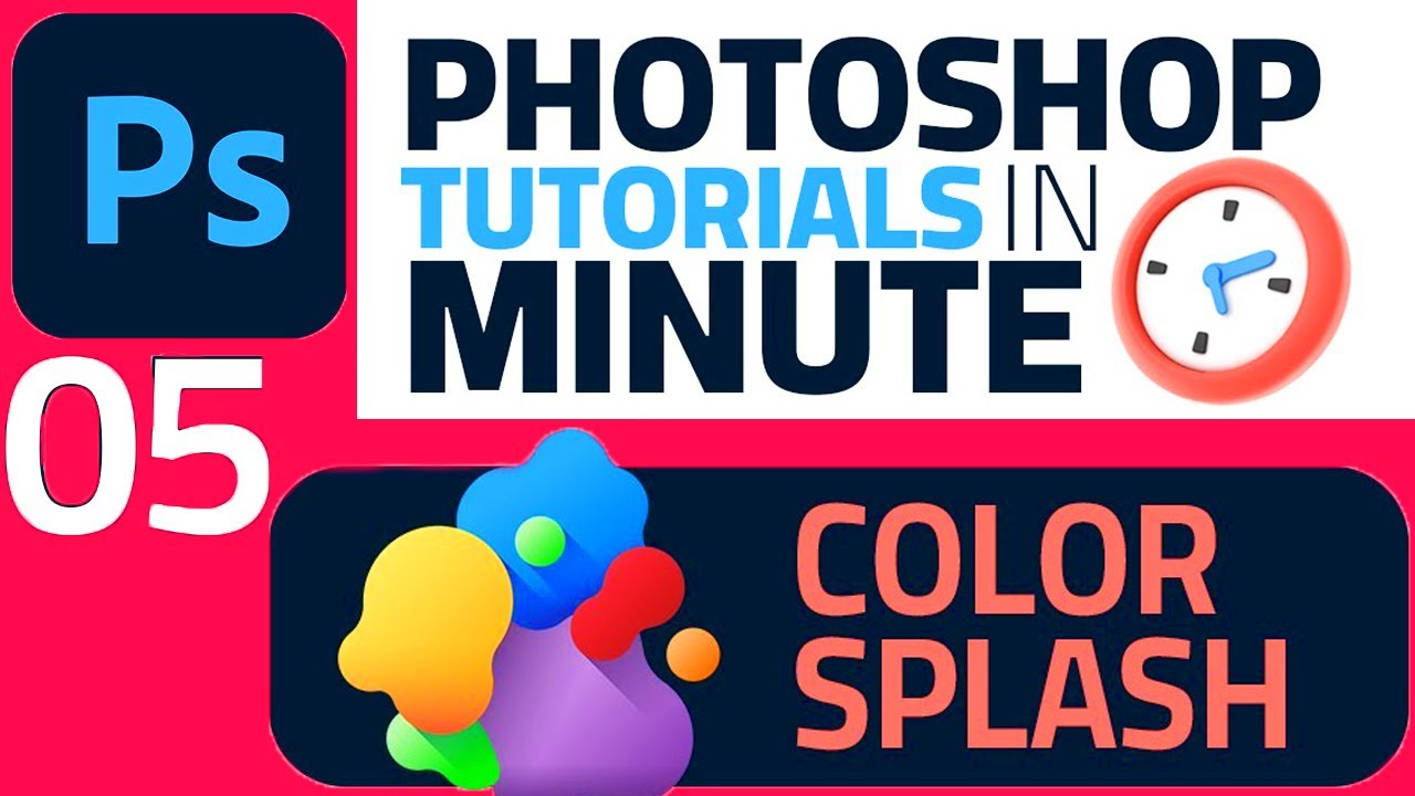 How to Color Splash Partial Black and White in adobe Photoshop cs6 ...