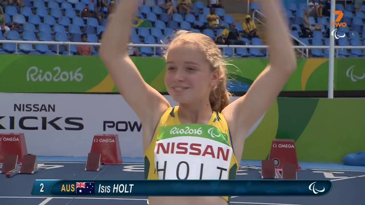 Isis Holt Wins 100m Silver | Athletics | Paralympic Games Rio 2016 ...