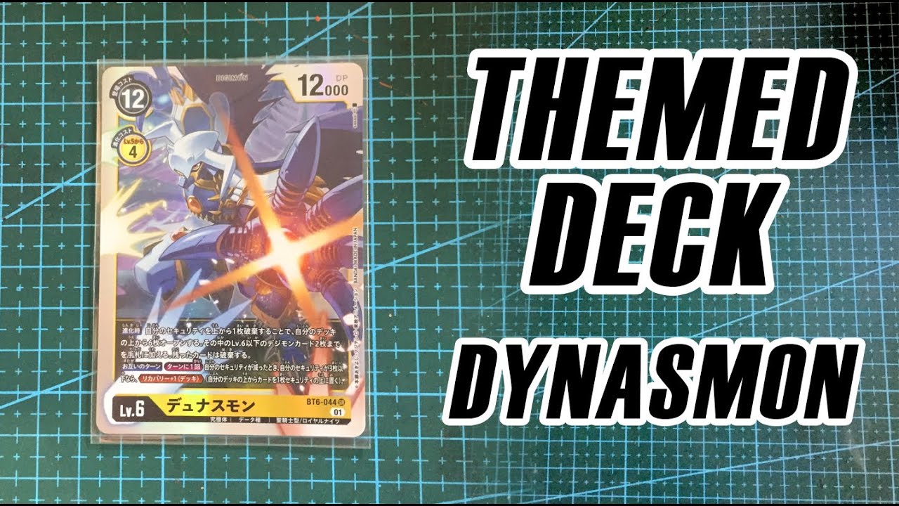 Digimon Card Game (Themed Deck): Dynasmon - YouTube
