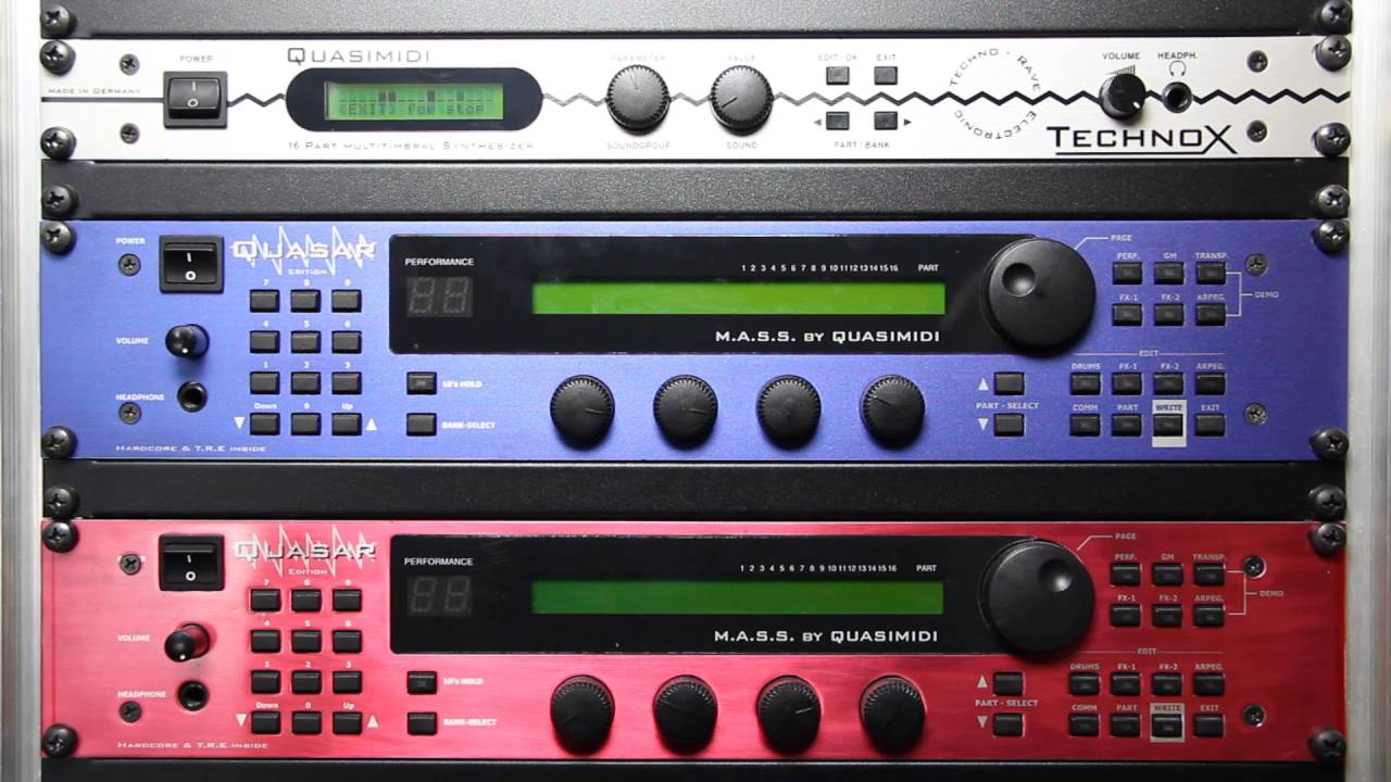 Quasimidi Technox Werks Factory Demo - YouTube