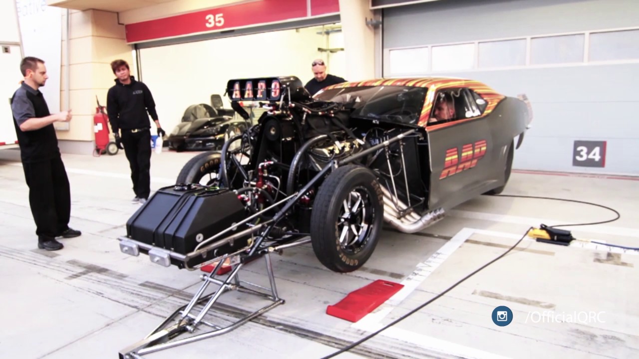 FRANK MANZO WARMING UP AAP SUPERCHARGED CAMARO - YouTube