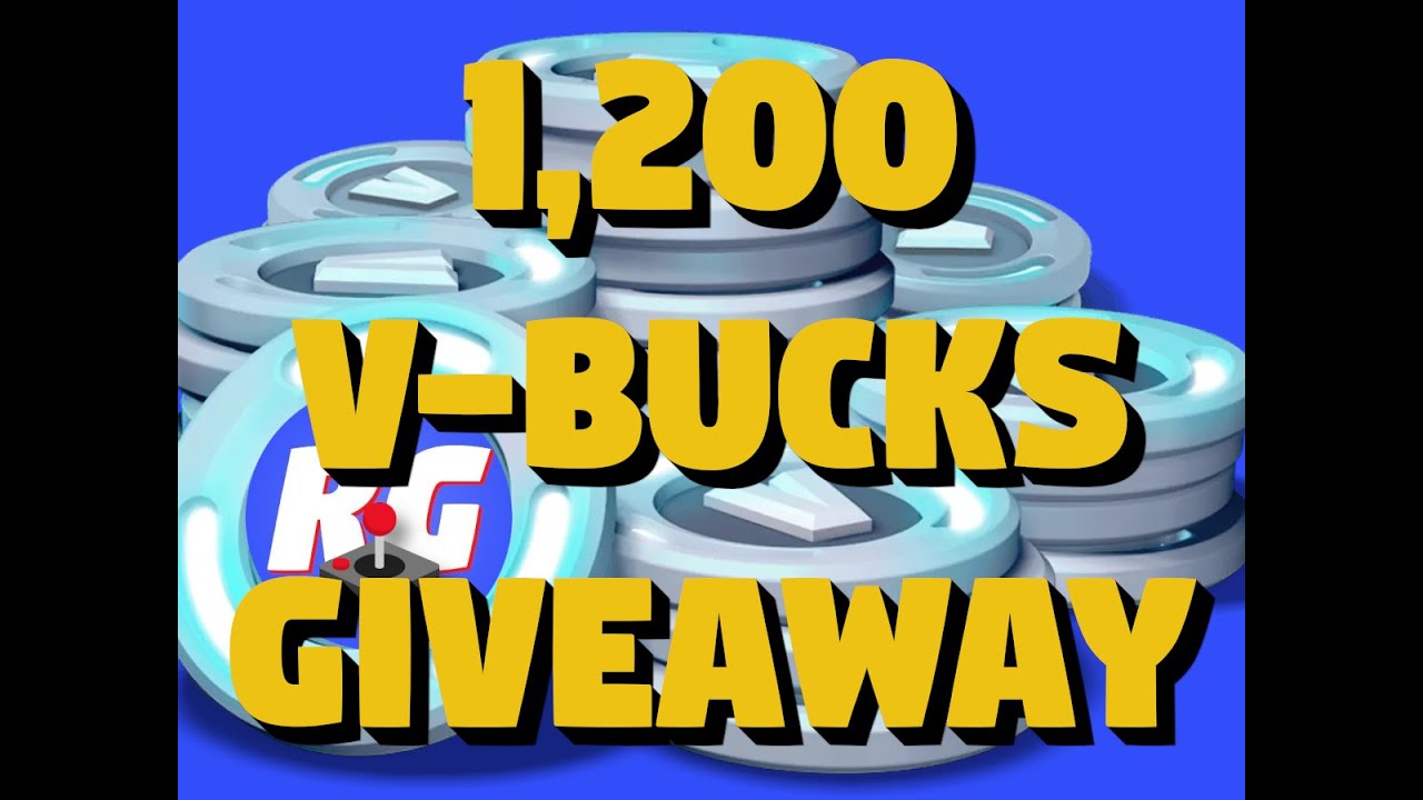 Playing Fortnite and decided to *GIVEAWAY* 1,200 V-Bucks - YouTube
