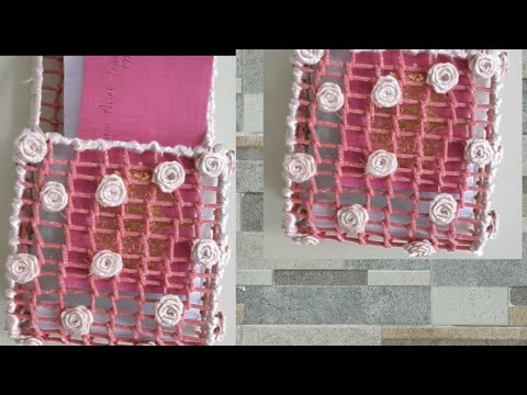 DIY Beautiful Macrame COMB STAND - YouTube