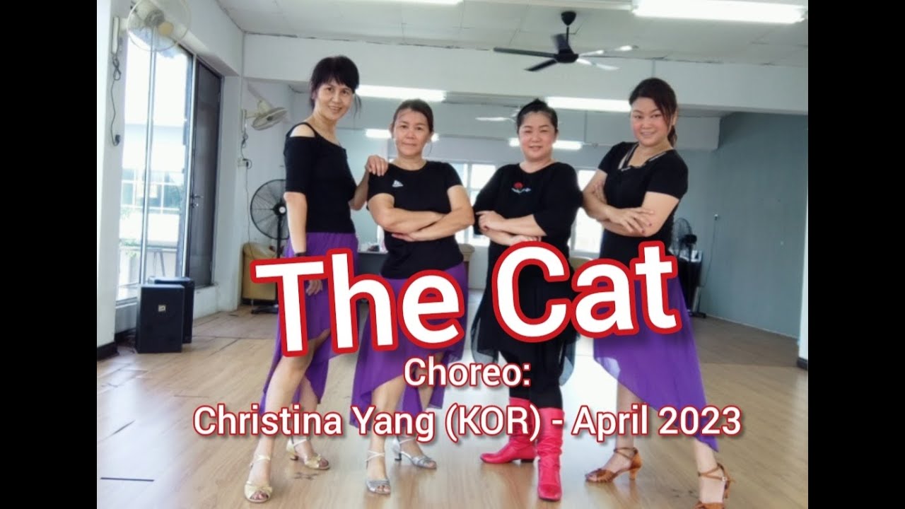 The Cat - Line Dance (Christina Yang (KOR) - April 2023) - demo - YouTube
