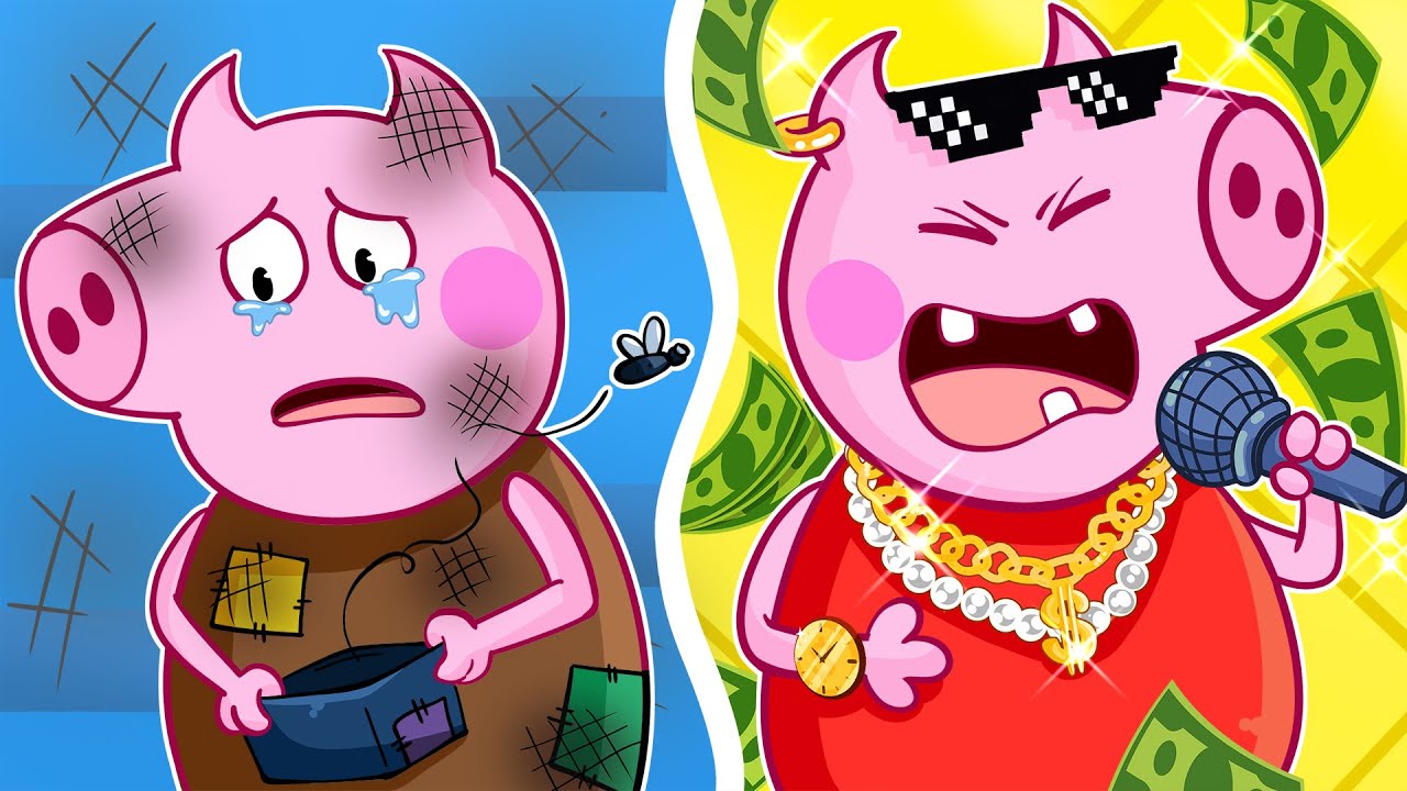 Peppa Pig Funny: Rich and Poor Story - Peppa Pig Animation - YouTube
