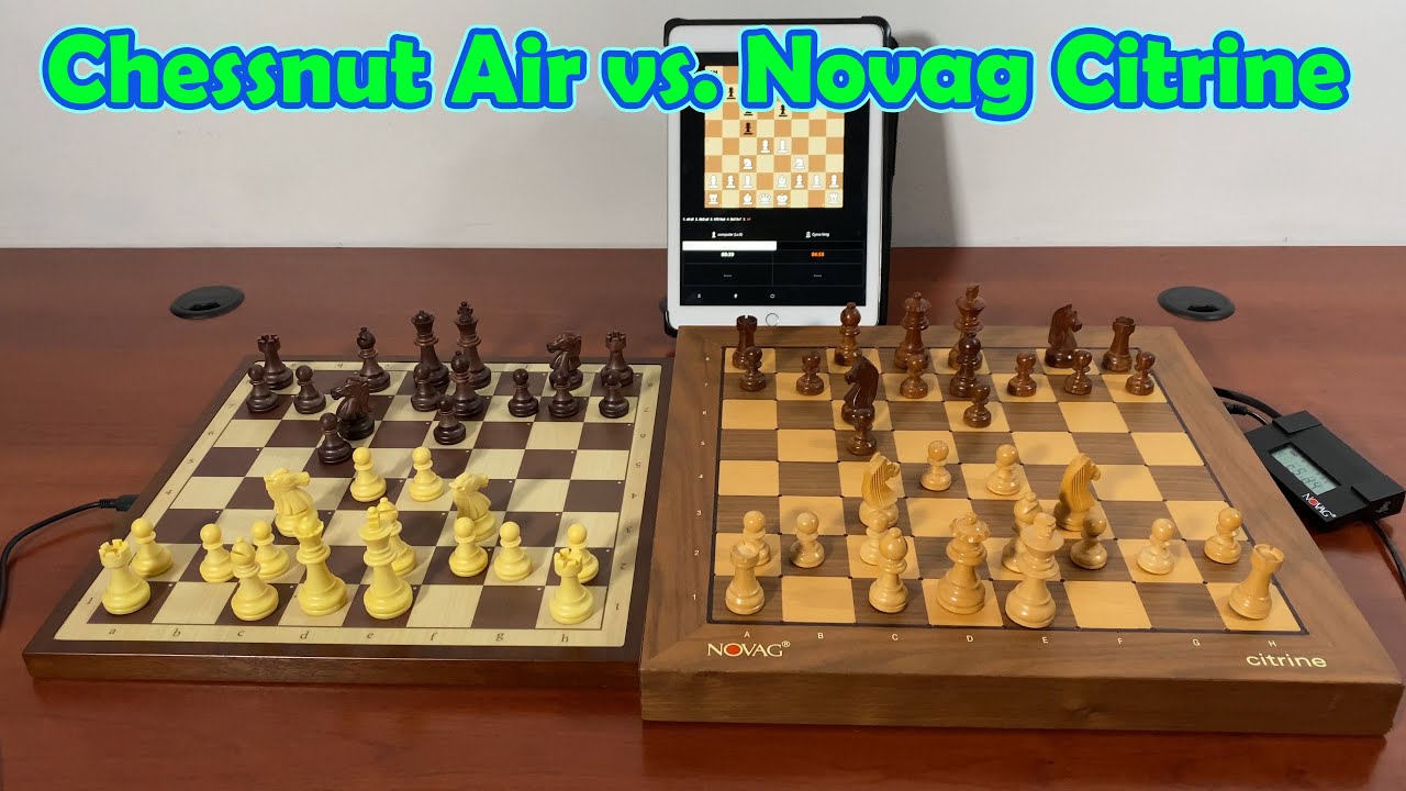 Chessnut Air vs. Novag Citrine Electronic Chessboard -- Gadgetify - YouTube