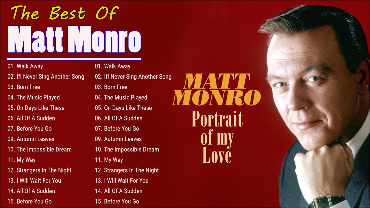 Matt Monro Greatest Hits 2024 - Best Songs of Matt Monro Playlist ...