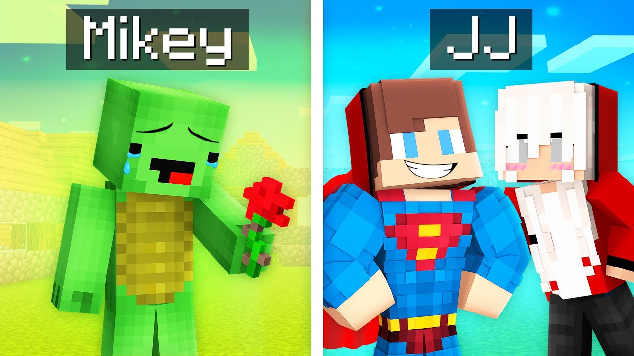 How JJ and Mikey Became SUPERHEROES in Minecraft? - Maizen - YouTube