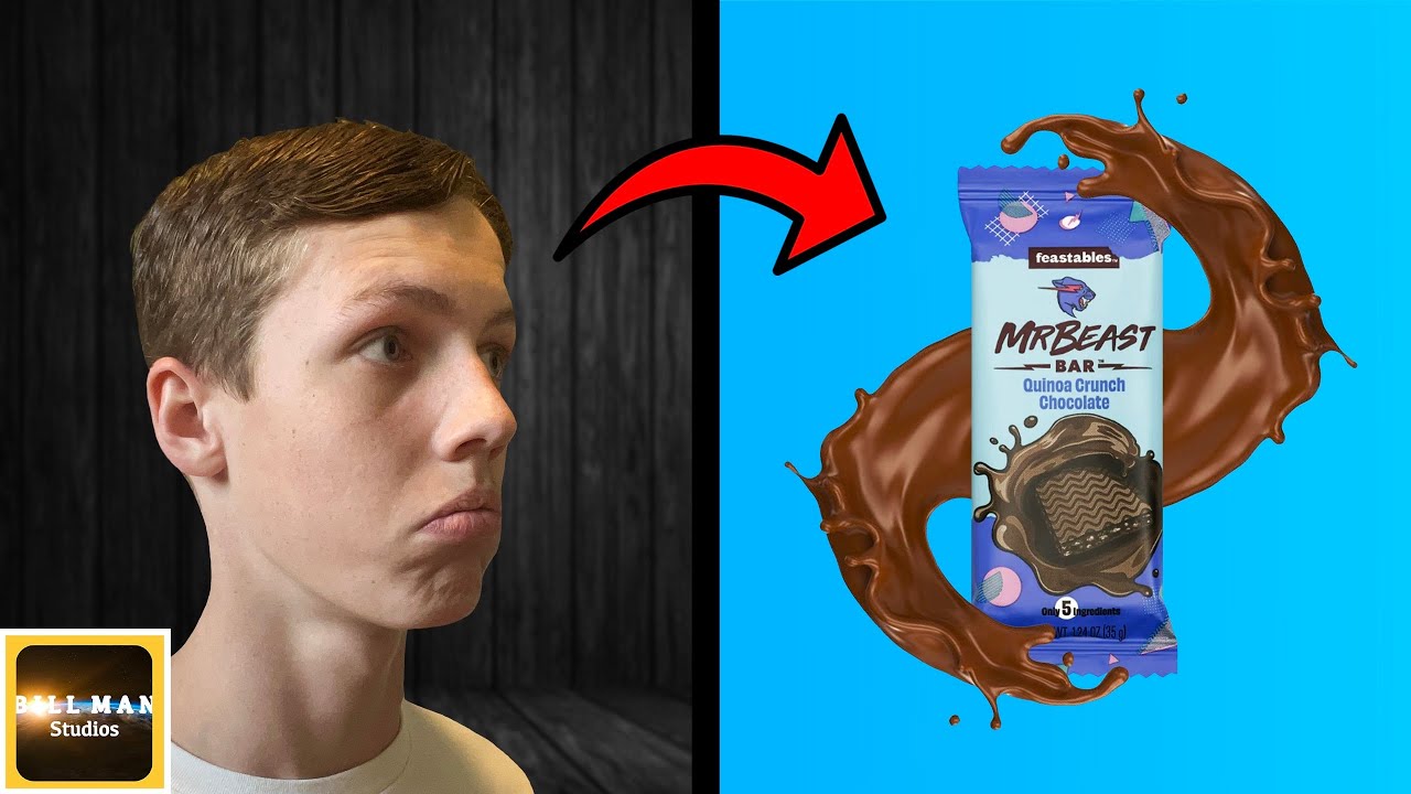 I Made A Chocolate Bar Commercial For MrBeast! | Homemade Commercial ...