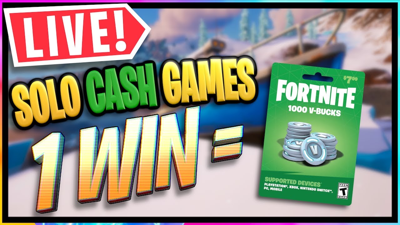 🔴1 WIN = 1K VBUCKS IN FORTNITE - CUSTOM MATCHMAKING SCRIMS FORTNITE ...