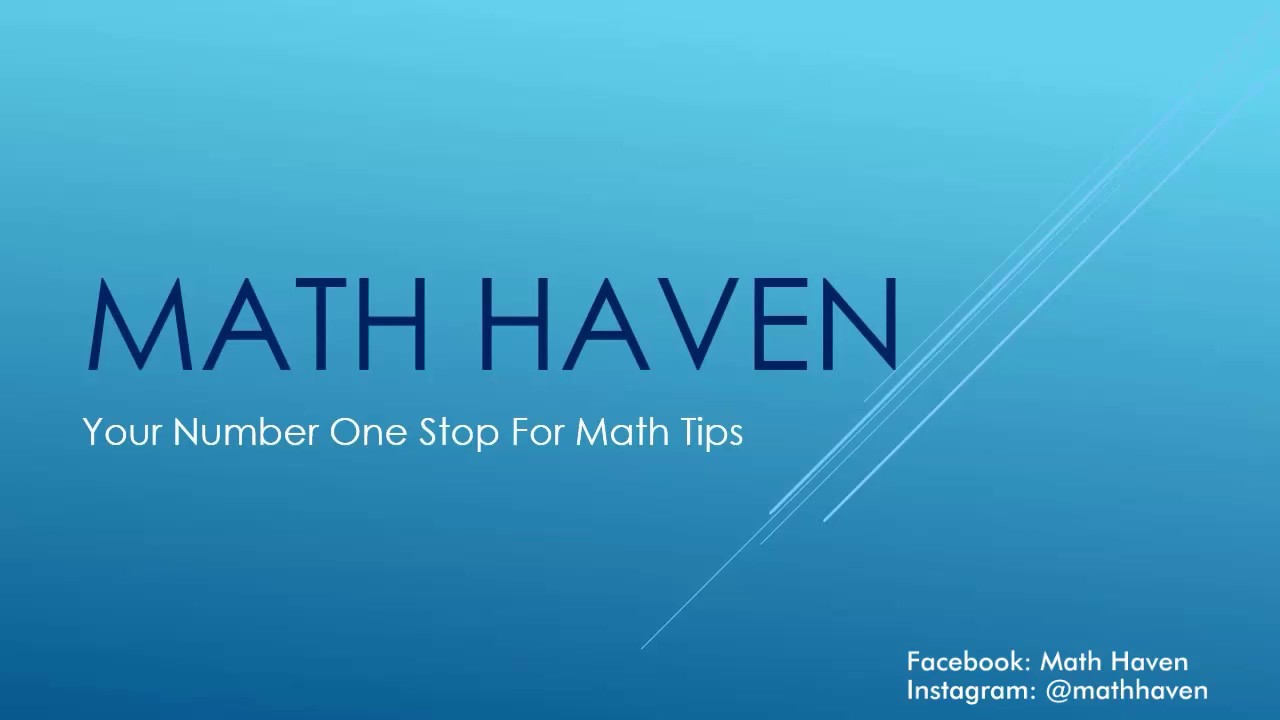 Math Haven Introduction Video - YouTube