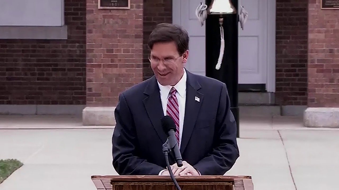 Acting Secretary of Defense delivers remarks at Passage of Command ...