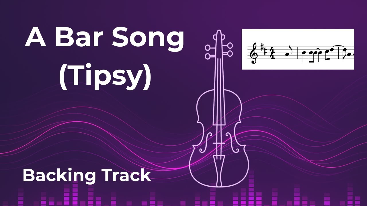 A BAR SONG (Tipsy)🥃 by SHABOOZEY | Play‑Along with Backing Track ...