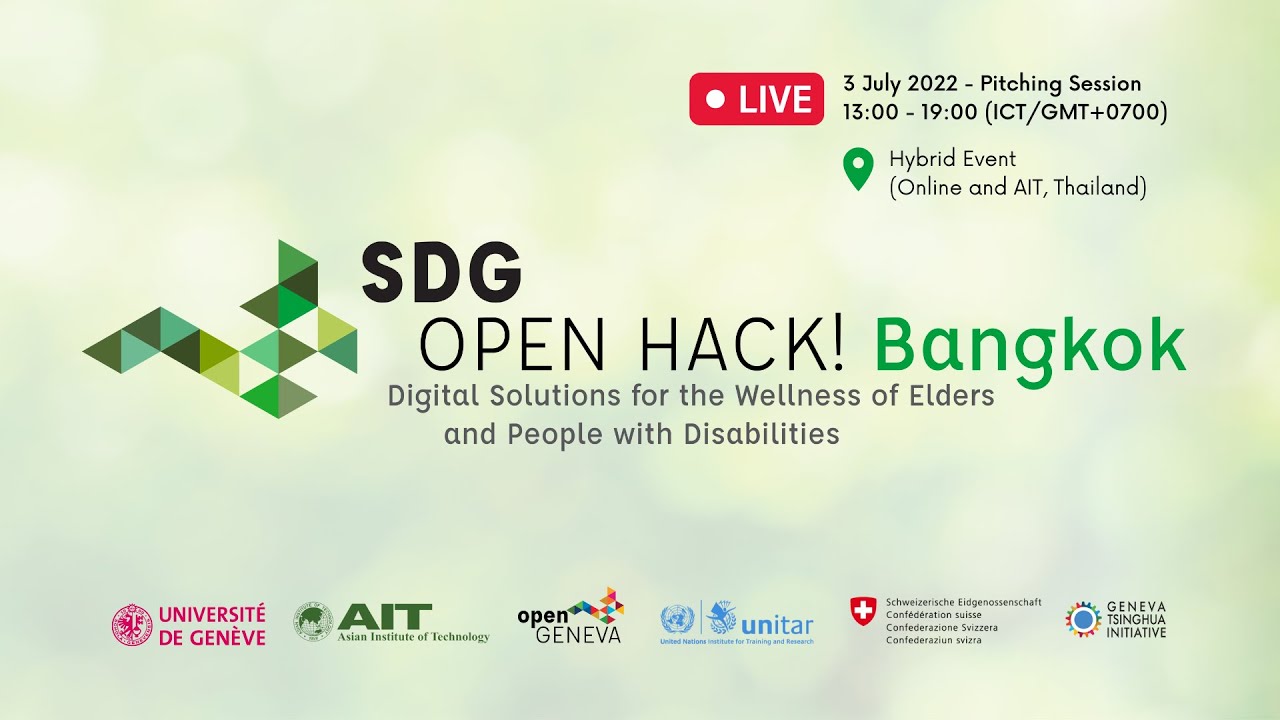 SDG Open Hack! Bangkok - Pitching Session (Afternoon) - YouTube