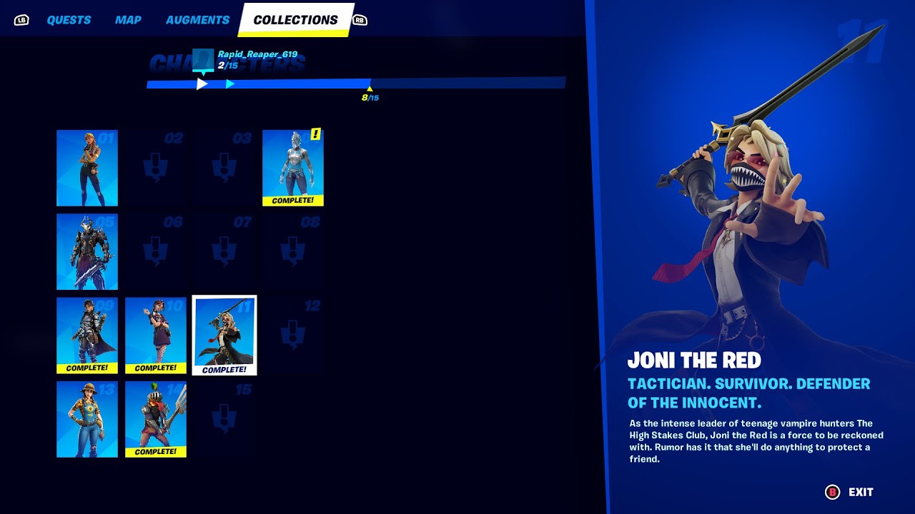 Fortnite - NPC # 11 JONI THE RED - Chapter 4 Season 1 - YouTube