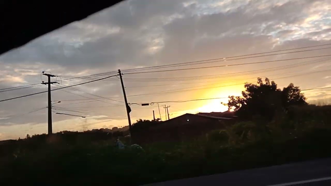 lindo nascer do sol ☀ no Ceará/ dia de tratamento - YouTube