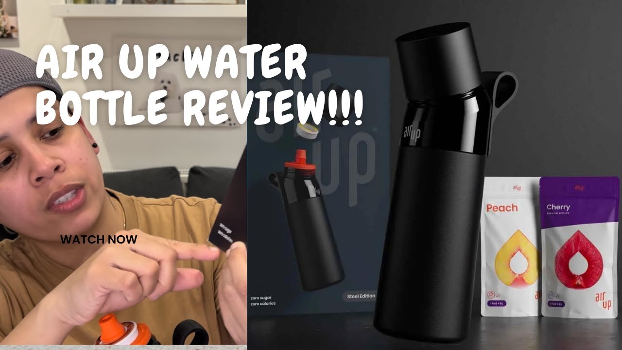 AIR UP WATER BOTTLE REVIEW!!! - YouTube