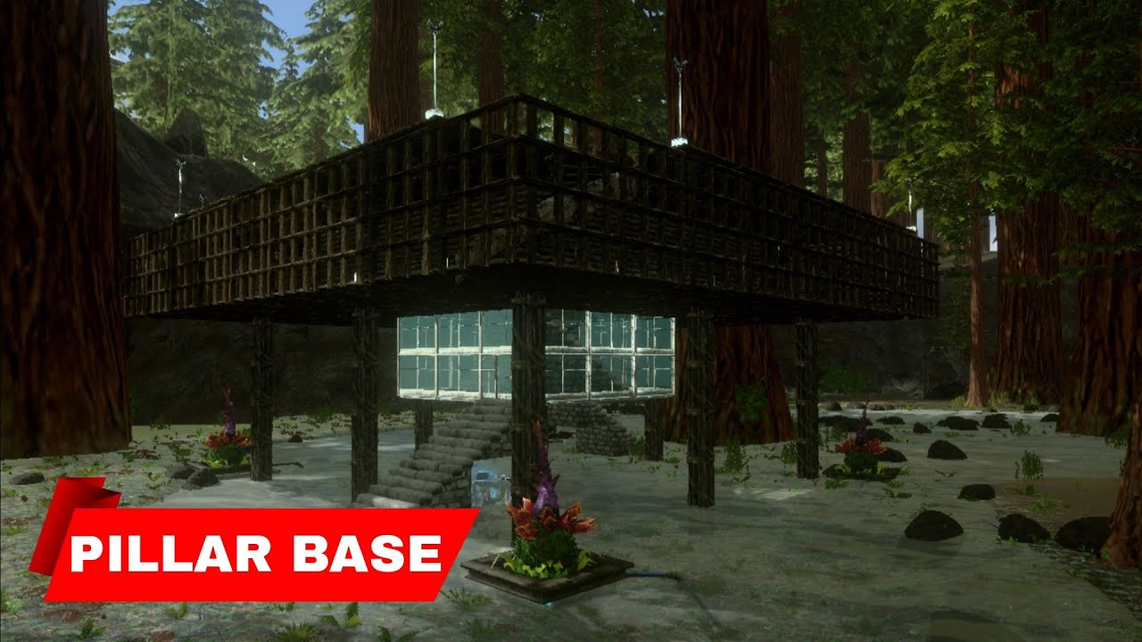 ARK MOBILE PILLAR BASE DESIGN RED WOOD 🪓 ( PART 1 ) - YouTube