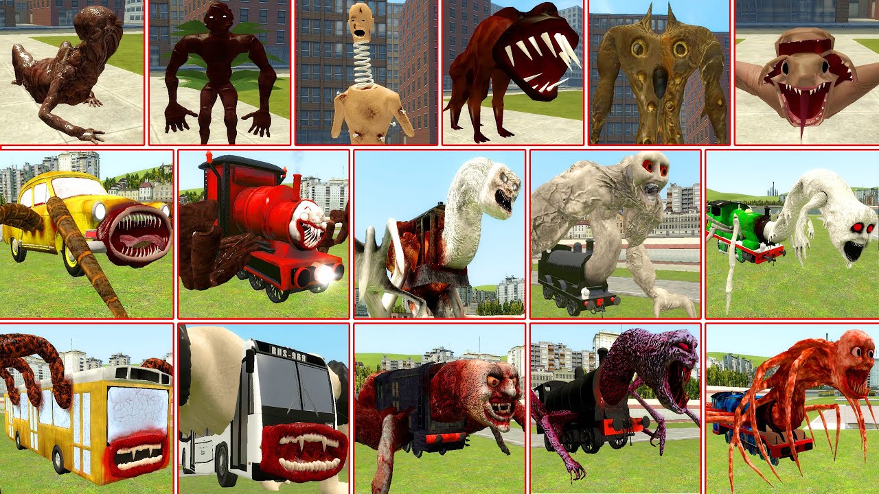 NEW EVIL BABY, TRAIN EATER, CAR EATER, BUS EATER, LETHAL COMPANY ALL ...