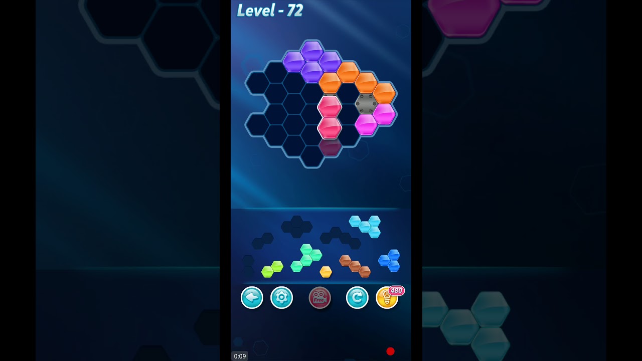 BLOCK HEXA PUZZLE LEVEL 72 ANSWERS REGULAR B LEVEL PACK - YouTube