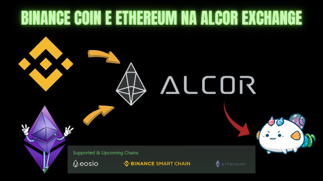 NOVIDADE - ALCOR EXCHANGE EM BREVE COM ETHEREUM E BINANCE COIN - YouTube