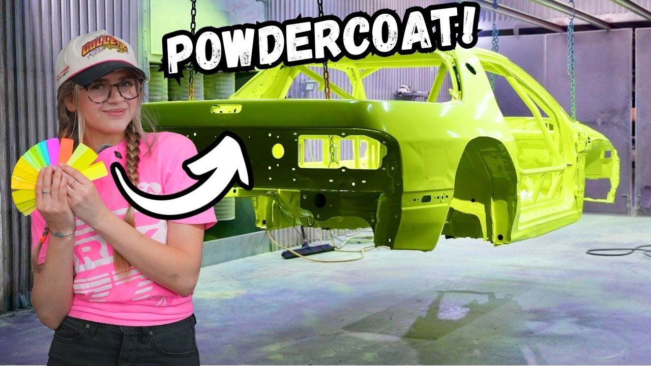 First Time Powder Coating Entire Car!! Rotary Revival - Episode 3 - YouTube