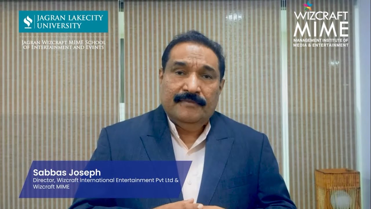 Mr. Sabbas Joseph on Wizcraft MIME Program at Jagran Lakecity ...