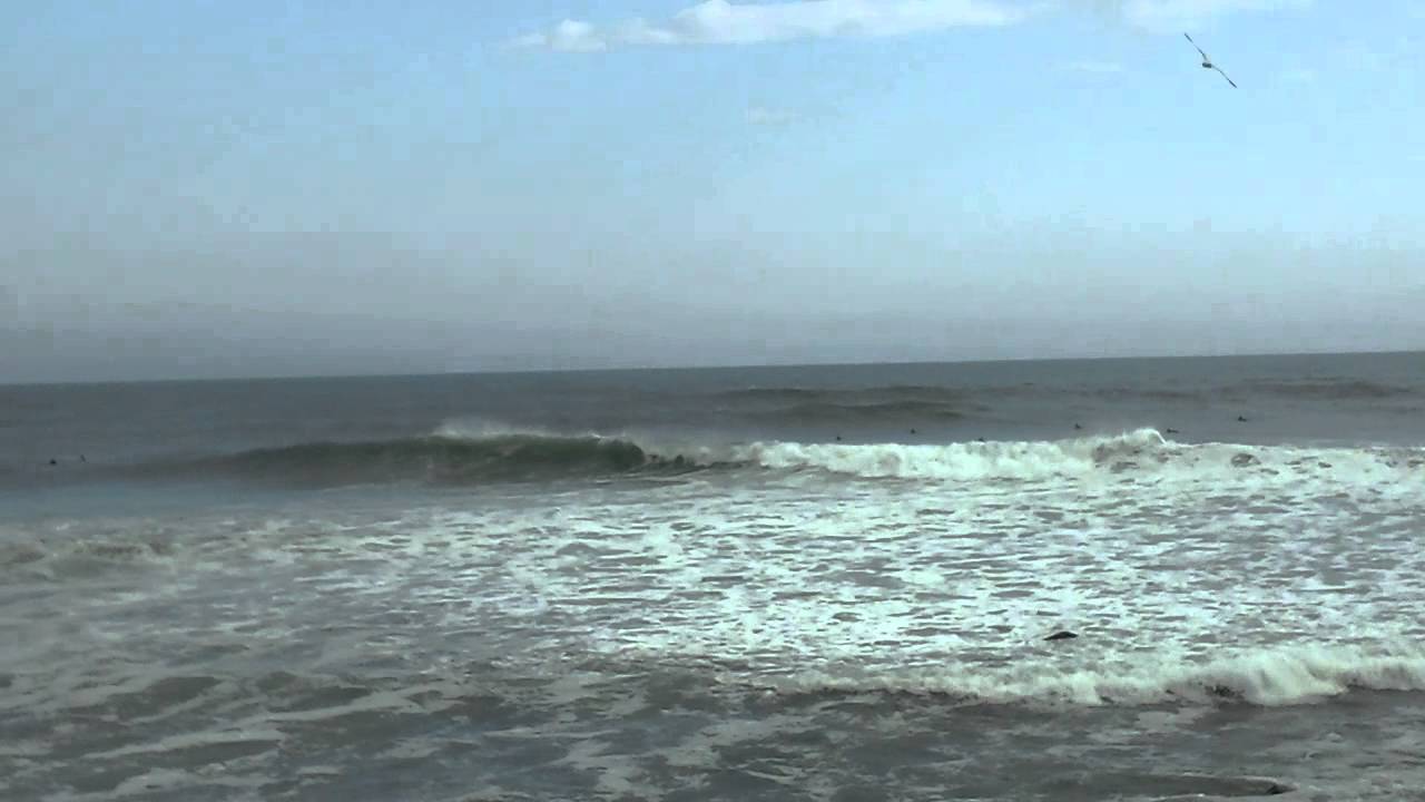 Surfing Point Judith Hurricane GonzaloPoint Jud - YouTube