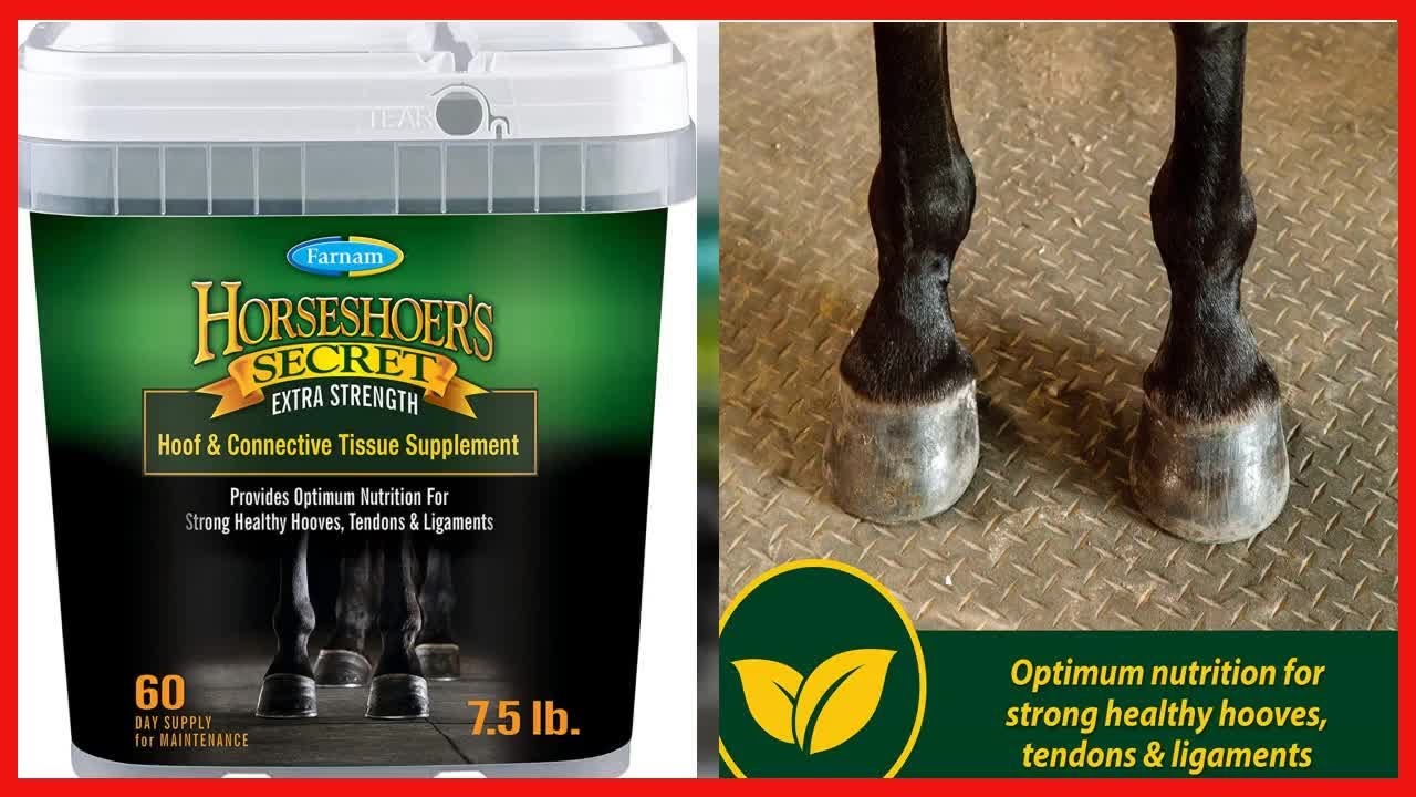 Great product - Farnam Horseshoer's Secret Extra Strength Hoof Supplements & Connective Tissue ...
