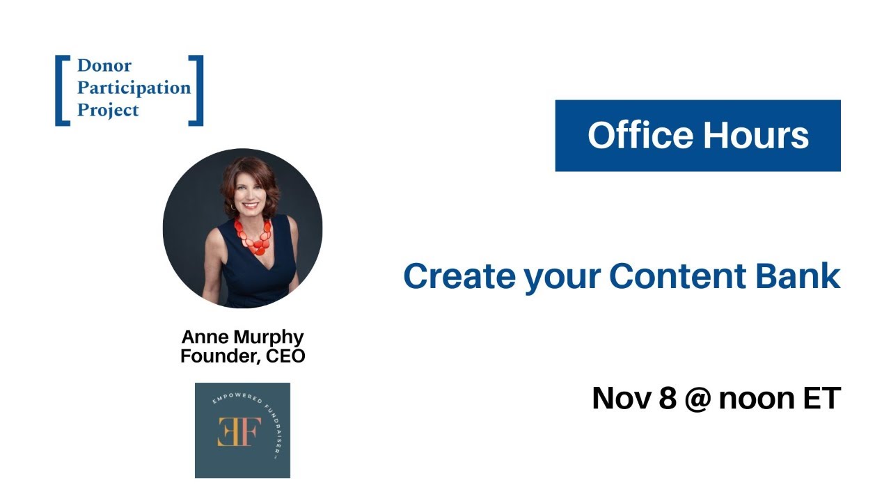 Create your Content Bank - YouTube