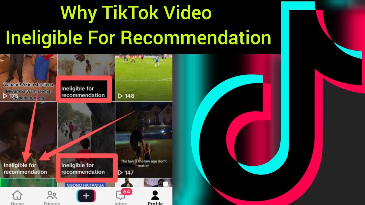 Why TikTok Video " Ineligible For Recommendation" and What TO DO - YouTube