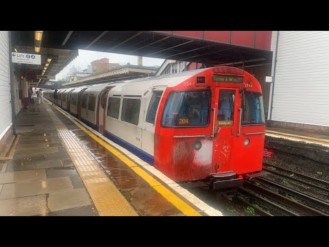 Bakerloo line 1972 stock 3544 journey from Harrow & Wealdstone to ...