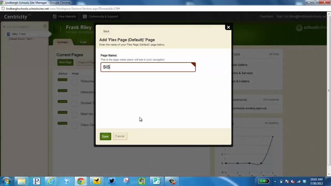 Adding a link to the side navigation bar. - YouTube