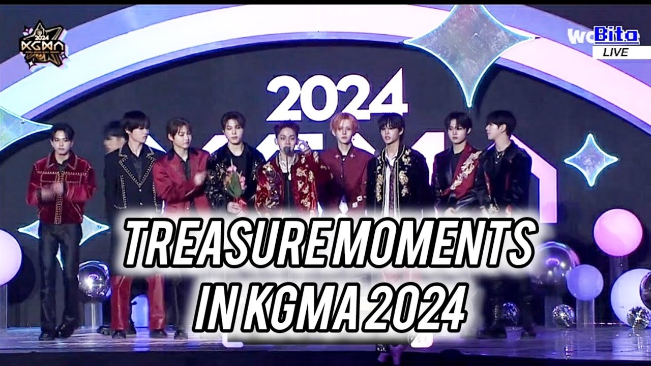Treasure moments in Korean Grand music award 2024💎#treasure#kpop#teume# ...