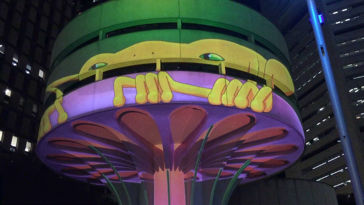 Vivid Light Show Sydney Martin Place May 2017 - YouTube