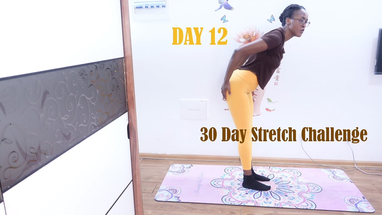 30 Days Stretch Challenge| DAY 12 @MadFit BEGINNER FLEXIBILITY STRETCH ...