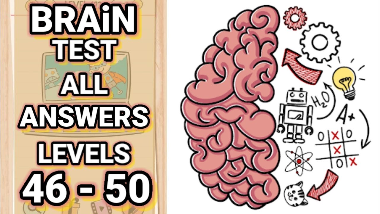 Brain Test Level 46 47 48 49 50 - YouTube