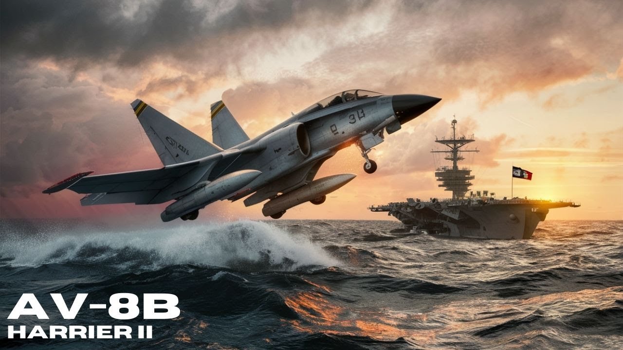 Why the AV-8B Harrier II is called the legendary Vertical Takeoff - YouTube