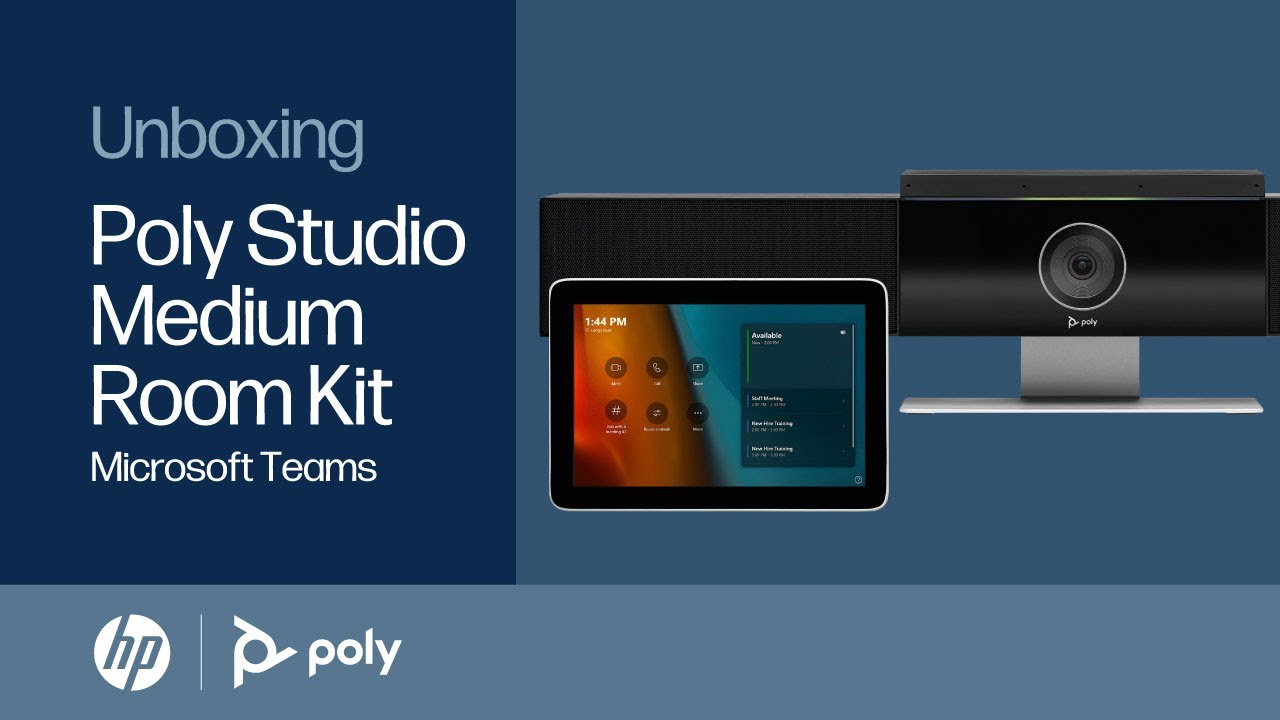 Poly Studio Medium Room Kit: Setup (with Microsoft Teams) | HP Support ...