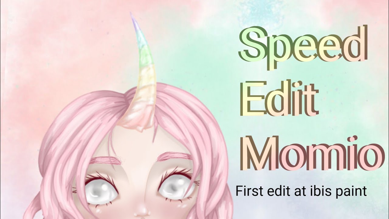 Speed Edit Momio | SEM | First edit at Ibis Paint X - YouTube