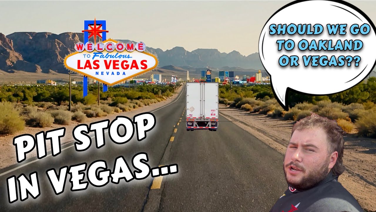 PIT STOP IN LAS VEGAS | Monster Jam at Oakland, CA 2025 - YouTube