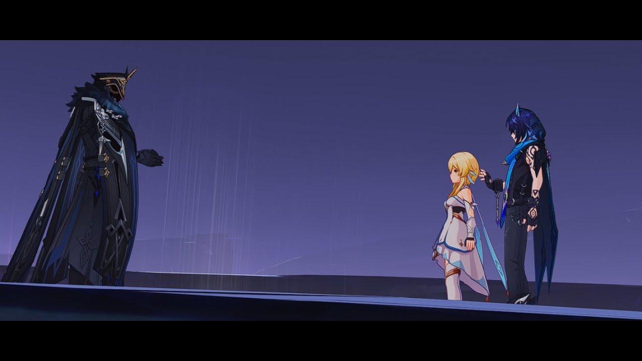 Genshin Impact Traveler's first meeting with The captain and ororon ...